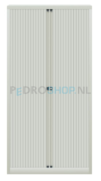Hoge roldeurkast basic+ Bisley lichtgrijs nu online bestellen - Archiefkast.Shop